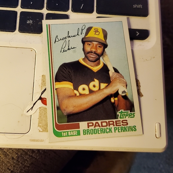 Other | Broderick Perkins Baseball Card | Poshmark